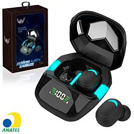 Fone De Ouvido Bluetooth Gamer Com Display E Led A 607