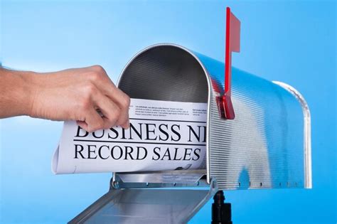 Premium Photo Man Opening His Mailbox To Remove Mail