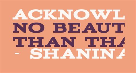 Acknowledgement Free Font What Font Is