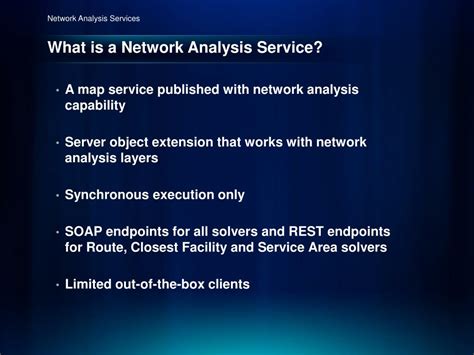 PPT Performing Network Analysis With ArcGIS Server PowerPoint Presentation ID 646038