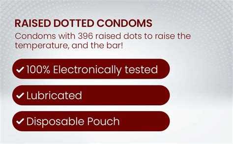 Manforce Epic Hot Dots Belgian Chocolate Flavour Premium Condoms 10