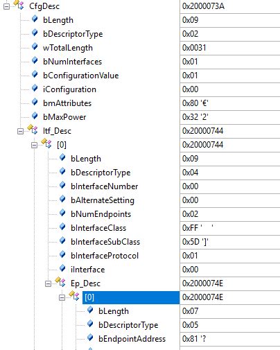 stm32 usb hid host enumeration gamepad is not succ