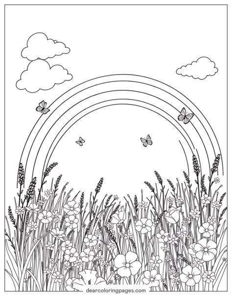 봄 그림 색칠하기