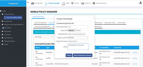 Remote File Management In Android Customer Support And Training