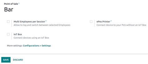 Configuration — Odoo 160 Documentation