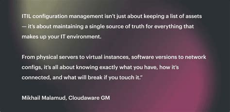 Itil Configuration Management Examples And Best Practices For 2025