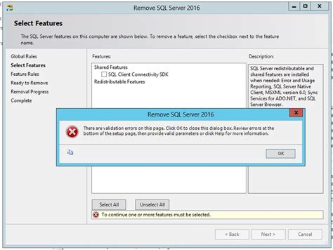Microsoft Sql Server 2016 Wont Uninstall Databases Spiceworks