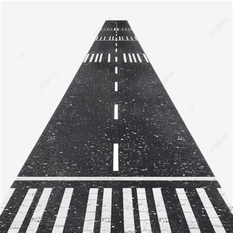 다양한 유형의 표시가 설정된 아스팔트 도로 도로 아스팔트 고속도로 Png 일러스트 및 이미지 에 대한 무료 다운로드 Pngtree