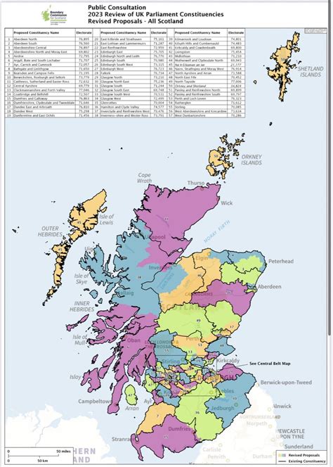 The Proposed New Constituency Boundaries Of Scottish Westminster Seats Rscotland