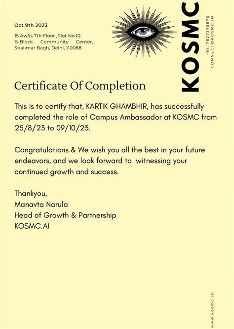 Kartik G On Linkedin Internshipexperience Professionaldevelopment