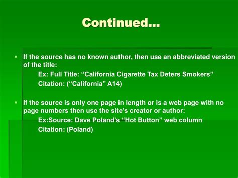 ppt cross referencing using mla format powerpoint presentation free