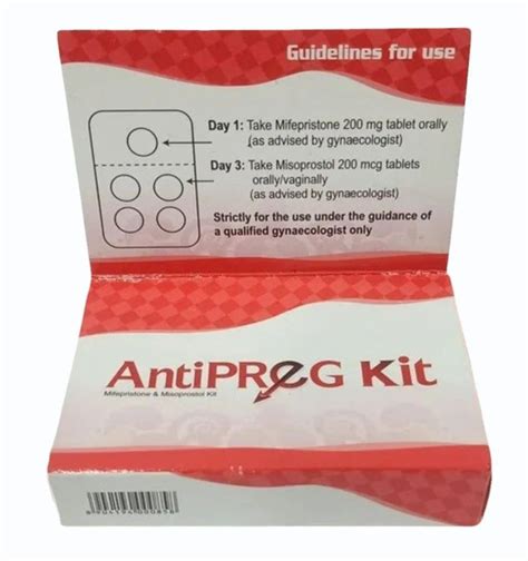 Anti Preg Kit Tablets Mifepristone Misoprostol Tablet At ₹ 80 Stripe Rohini New Delhi Id