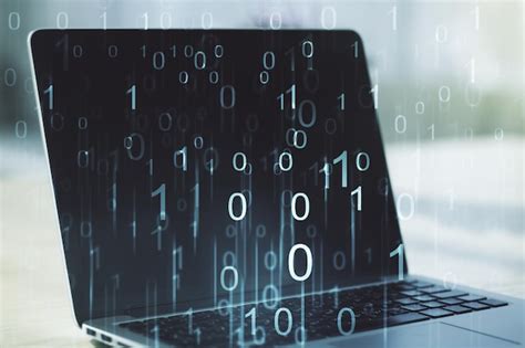 Premium Photo Creative Concept Of Binary Code Illustration On Modern