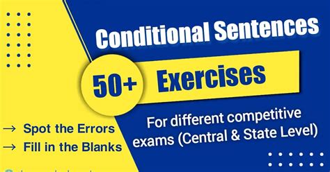 50 Conditional Sentence Exercises
