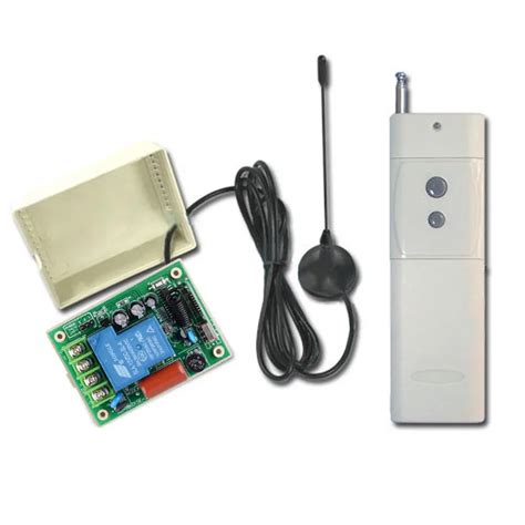 3000M AC 220V 10A 1CH 315/433MHz RF Wireless Remote Control Power ...