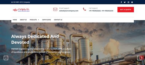 10 Business Websites With Html Css And Javascript