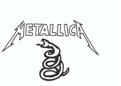 How To Draw Metallica Logo