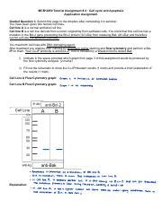 MCB Seminar Pdf MCB Tutorial Assignment Cell Cycle And Apoptosis Application