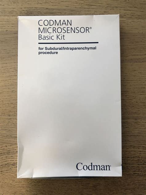 New CODMAN US Microsensor Basic Kit For Subdural Intraparenchymal Procedure X