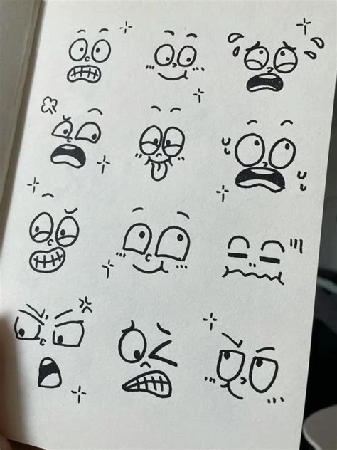 可爱的简笔画表情包 可爱的简笔画表情包图片大全 画趣文库（我爱生活）