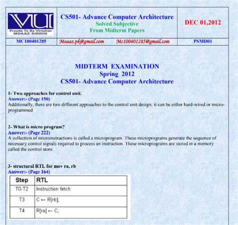 CS Mid Term Solved Past Papers With Reference By Moaaz Virtual Study Solutions