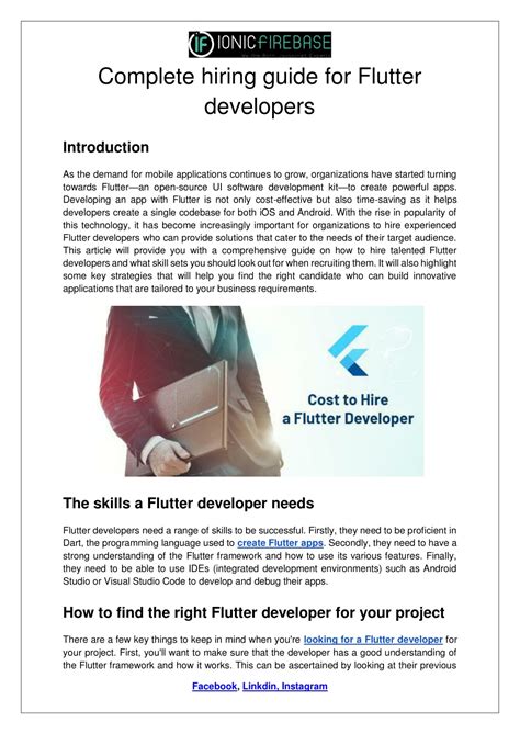 Ppt Complete Hiring Guide For Flutter Developers Powerpoint Presentation Id 11987233