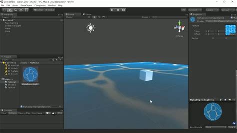 Unity Shader Alpha Depending On Distance From The Camera Youtube