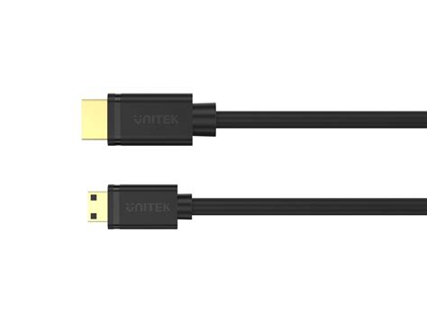Unitek Y C179 Mini HDMI To HDMI 4K HDR Cable 2m OfficeWorks