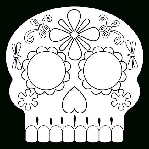 Printable Dia De Los Muertos Masks All Free Printables