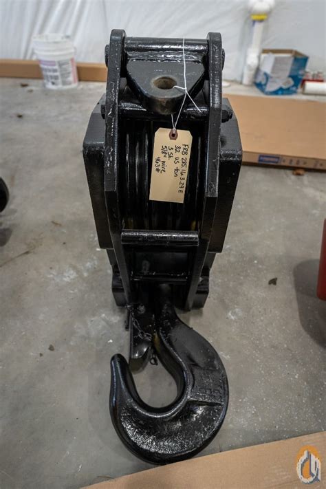 Ropeblock Ropeblock 32 Ust Hook Block Hook Block Crane Part For Sale In Syracuse New York