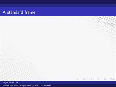 How Do You Add A Background Image In Latex Beamer Latex Beamer