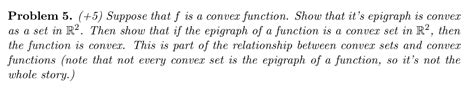 Solved Problem Suppose That F Is A Convex Function Chegg