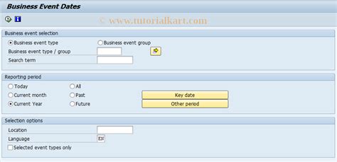 S AHR SAP Tcode Business Event Dates S AHR SAP Tcode Business Event Dates