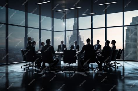 premium photo exploring dynamics the convergence of people in a meeting room