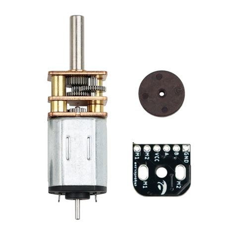 Metal Gear Motor With Quadrature Rotary Encoder