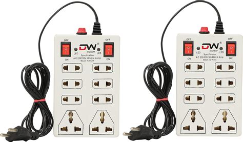 Buy Digway Volts Mini Power Strip Extension Cord Board With Switch Indicator