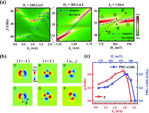 Coupling Between Propagating Magnon Mode And High Order Gyrotropic