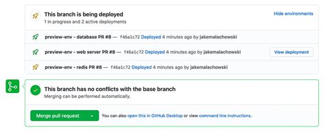 Cant See Preview Environments On My Github Pr But They Are Getting