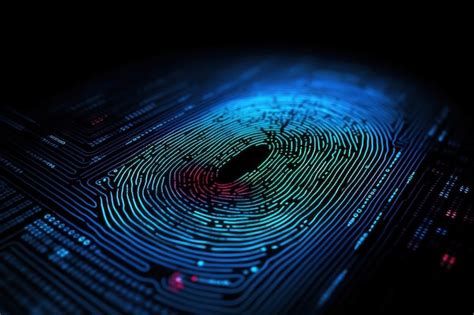 Premium Ai Image Fingerprint Scan Provides Cyber Security Access