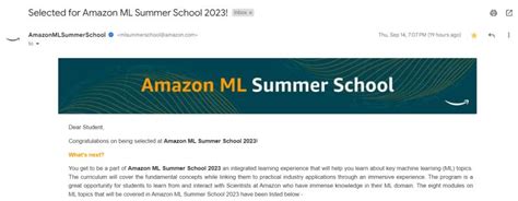 Shruti Gupta On Linkedin Machinelearning Ai Datascience Amazon Mlsummerschool Ml