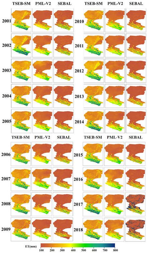 Remote Sensing Free Full Text Simulation And Assessment Of Daily Evapotranspiration In The