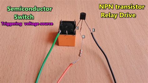 On Video NPN Transistor Based DC Relay Drive Make Electrical And Electronics Technology Degree