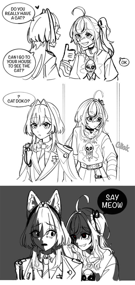 Nanashi Mumei Ouro Kronii Nanashi Mumei And Ouro Kronii Hololive And 1 More Drawn By