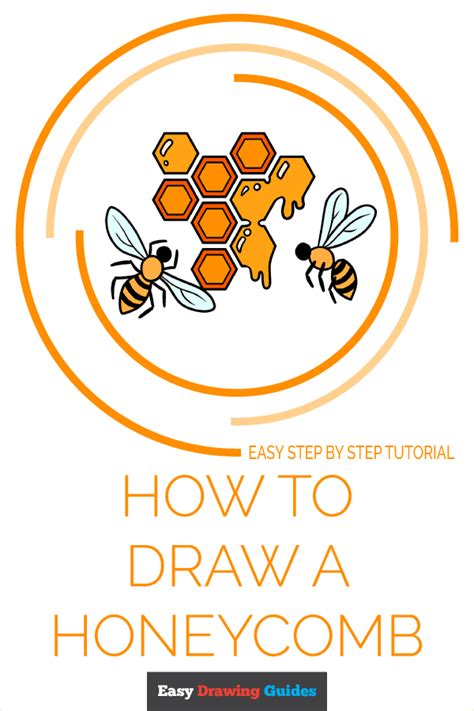 How To Draw A Honeycomb Easy Step By Step Tutorial
