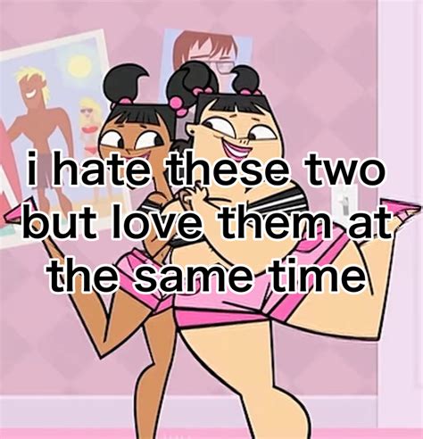Katie And Sadie Tdi1 Total Drama Island Self Deprecating Humor Drama