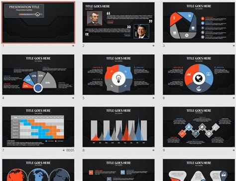 Carbon Texture Powerpoint 104440