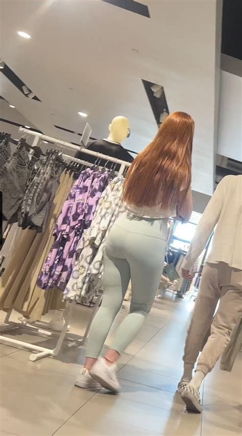 Redhead In Tight Leggings Spandex Leggings Yoga Pants Forum