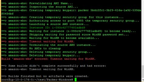 Error Using Packer With Windows 2016 Cis Benchmark Hardened Amis