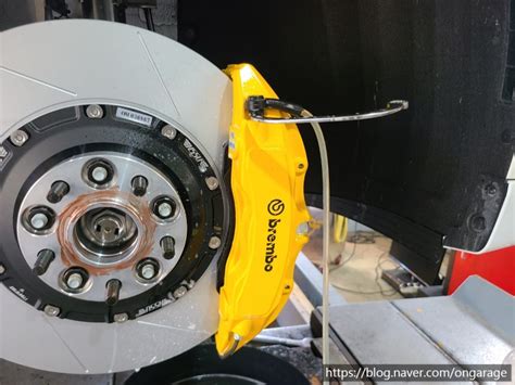온게러지 기아 올 뉴 카니발 Ka4 네오테크 Nf6p Ex 네오테크 리어 Nf4p Hel 브레이크 호스 단조 하우징 380mm 디스크 로터 카니발