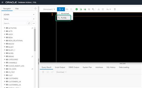 Working With Pl Sql In Oracle Sql Developer Web
